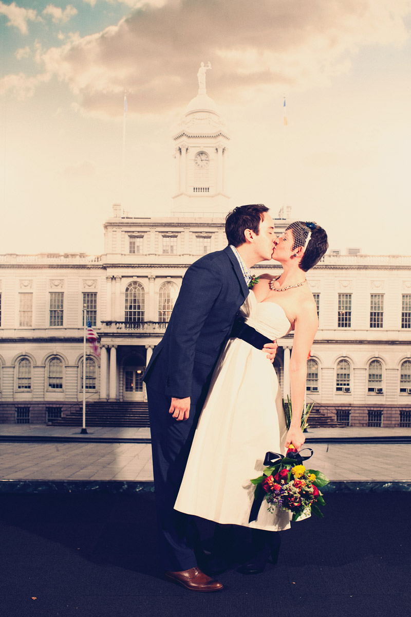 meghan & gilbert's new york city hall wedding. {new york city vintage ...