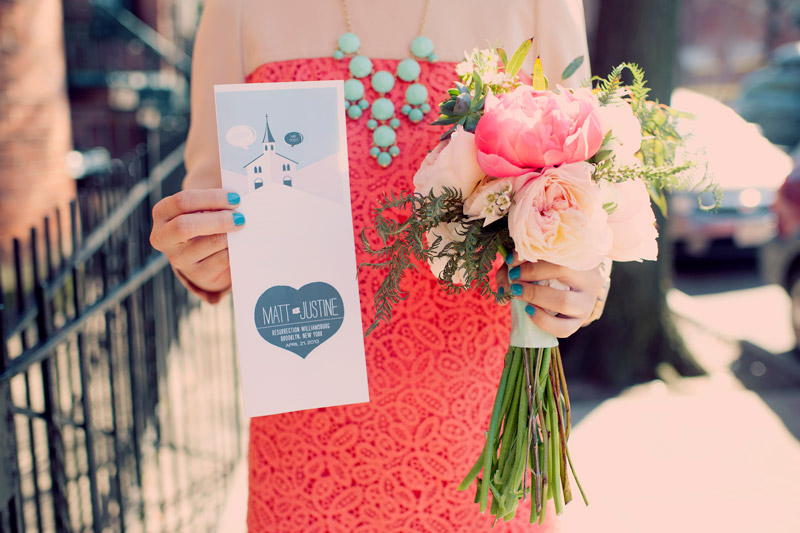 Creative Green Building Wedding // Brooklyn Artist Wedding
